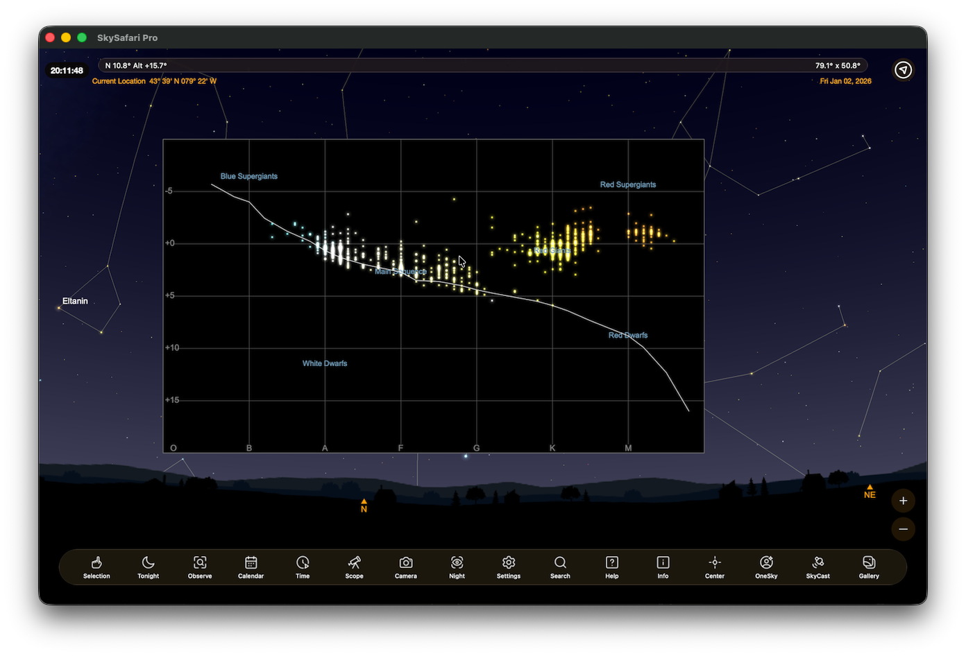 H R Diagram Help - SkySafari Pro 8 Help